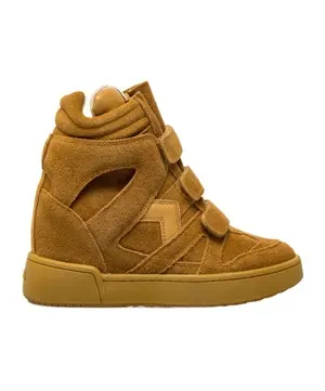 Isabel Marant Étoile High-top Sneakers With Velcro Fastening - Brown