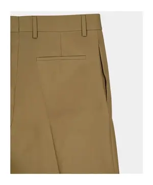 FERRAGAMO Pleated Chinos - Brown