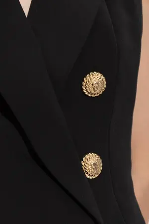 Balmain Double-breasted Halterneck Top
