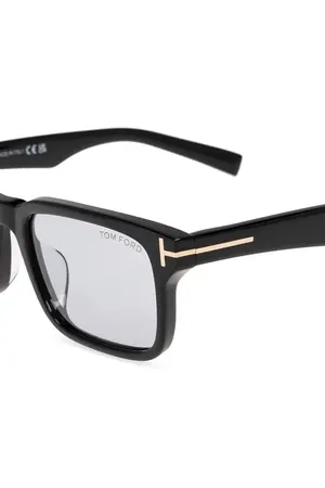 TOM FORD Full Rim Rectangle Sunglasses - White