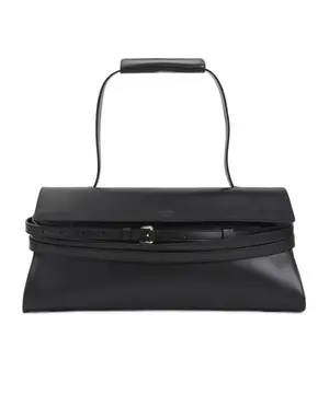 Moschino Medium Tie Me Shoulder Bag - Black