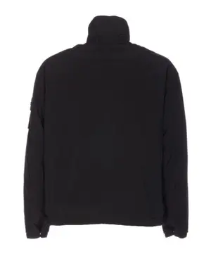 Stone Island Logo Patch Elasticated Hem Jacket - Black