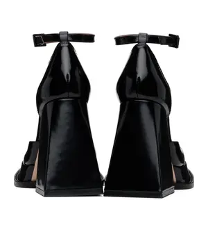 SHUSHU/TONG 83mm Block-heel Mary Jane Pumps