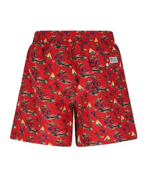 Polo Ralph Lauren All-over Print Drawstring Waist Swim Shorts