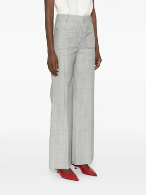 Victoria Beckham Pinstriped Straight-leg Trousers