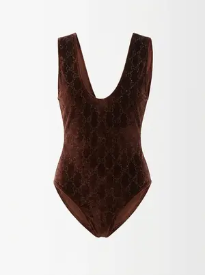 Gucci Gg Embellished Bodysuit