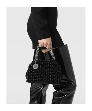 Stella McCartney Off-shoulder Long-sleeve Mini Dress