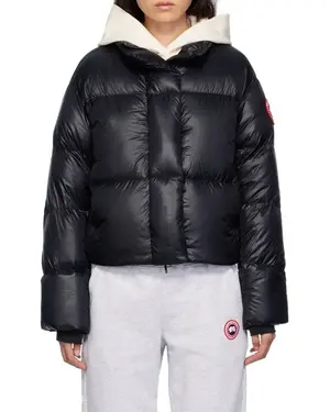 Canada Goose Cypress Cropped Puffer Jacket - Black