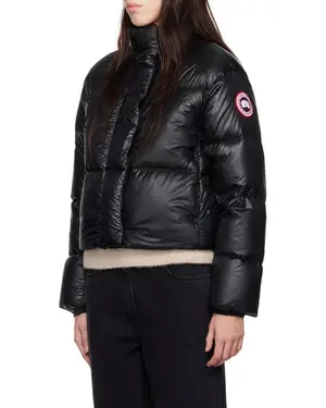 Canada Goose Cypress Cropped Puffer Jacket - Black