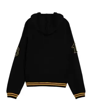 Prada Logo Zip-up Hoodie