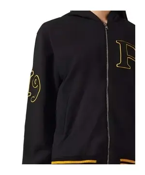 Prada Logo Zip-up Hoodie