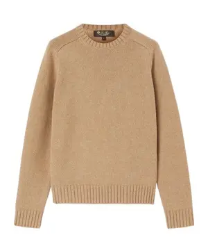 Loro Piana Parksville Crewneck Jumper - Gold