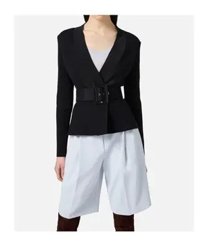 Elisabetta Franchi Belted Tricot Jacket