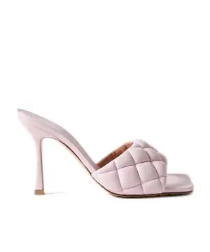 Bottega Veneta Padded Slip-on Mules - Pink