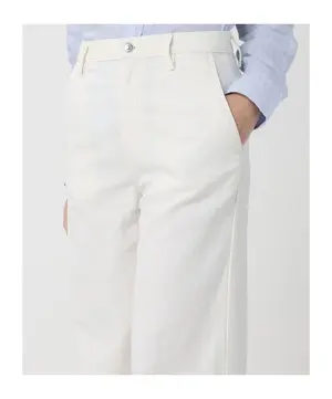 7 For All Mankind Straight-leg Jeans - White
