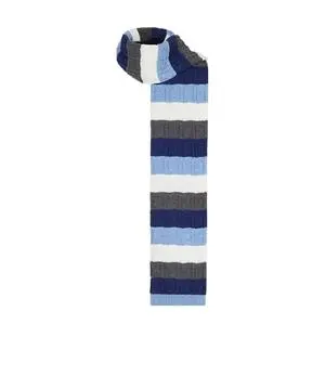 Fendi Ff-motif Striped Scarf
