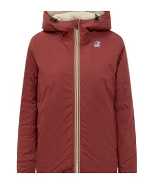 K-WAY Claude Hooded Jacket - Red