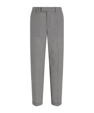 Dolce & Gabbana Tailored Houndstooth Trousers - Gray
