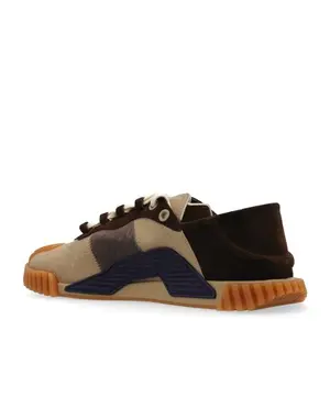 Dolce & Gabbana Ns1 Logo Patch Lace-up Sneakers - Black