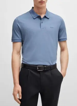 Hugo Boss Logo-embroidered Polo Shirt