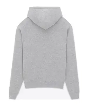 Saint Laurent Logo Embroidered Drawstring Hoodie