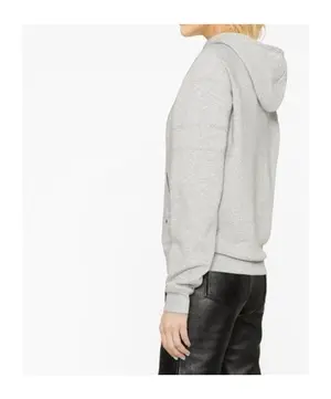 Saint Laurent Logo Embroidered Drawstring Hoodie
