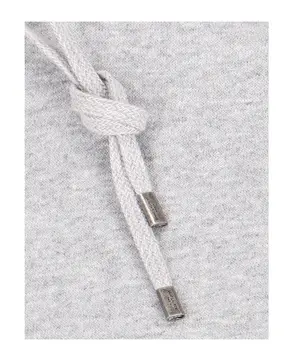 Saint Laurent Logo Embroidered Drawstring Hoodie