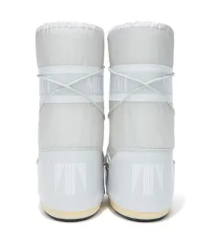 Moon Boot Lace-up Logo Snow Boots - Gray