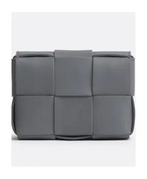 Bottega Veneta Woven Leather Cross-body Bag - Lightning Ash