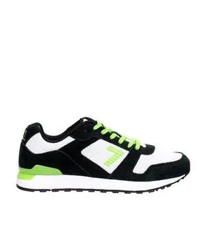 EA7 Logo Lace Up Casual Sneakers - Black