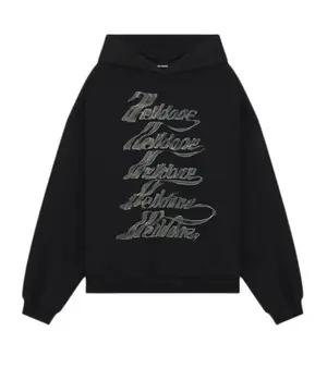 We11done Ribbed Sweatshirts Hoodies For Men