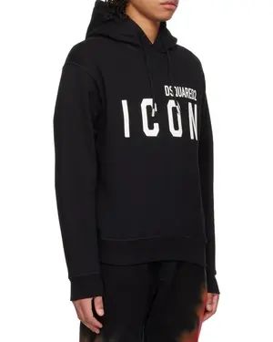 Dsquared2 Icon" Logo Print Hoodie - Black