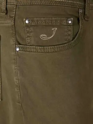 Jacob Cohen Embroidered Jeans - Green