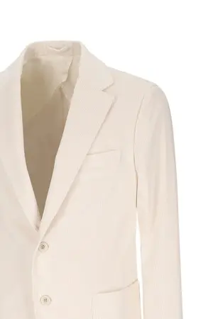 LARDINI Corduroy Blazer - Nude