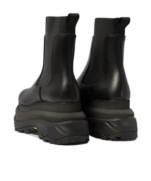 Sacai Leather Chelsea Boots