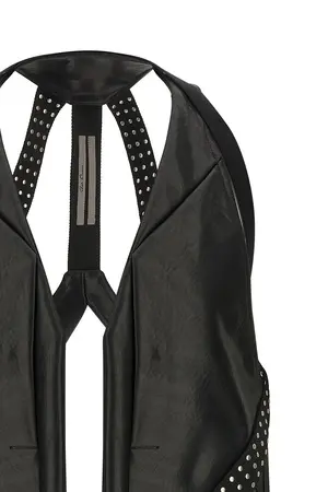 Rick Owens Temple Zip Detailed Vest