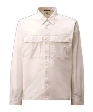 C.P. COMPANY Series Long Sleeve Shirt - White