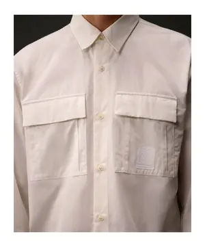 C.P. COMPANY Series Long Sleeve Shirt - White
