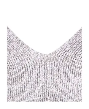 Off-White Languid Knitted Cropped Top