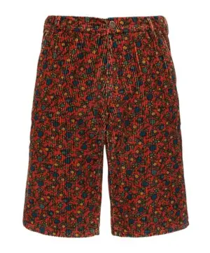ERL Printed Corduroy Shorts - Multicolour