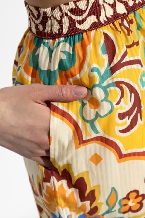 Etro Paisley Patterned Elasticated Waist Shorts