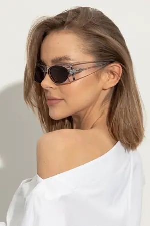 Alaïa Oval Frame Sunglasses