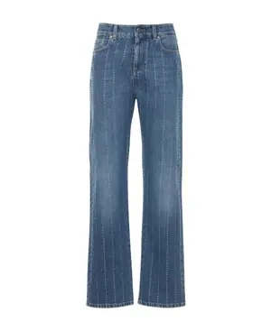 Stella McCartney Embellished Logo Jeans