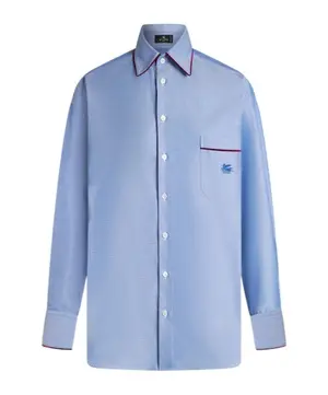 Etro Pegaso Embroidered Oxford Shirt