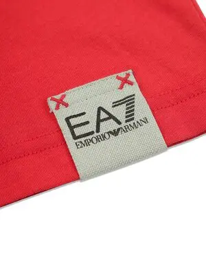 EA7 Logo Striped T-shirt