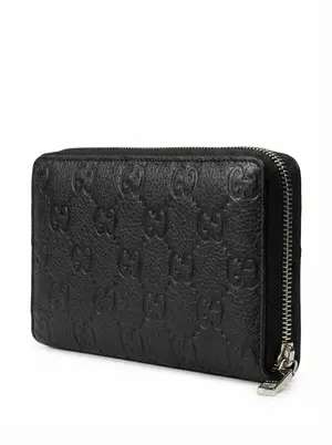 Gucci Imprint Zip Around Wallet