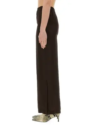 Aspesi Elasticated Waistband Straight Leg Trousers - Brown