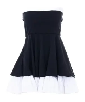 ANIYE BY Strapless Ruffled Mini Dress