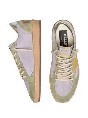 GOLDEN GOOSE Ballstar Lace-up Sneakers - Multicolor