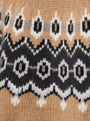 Khaite Amaris Fair Isle Turtleneck Sweater